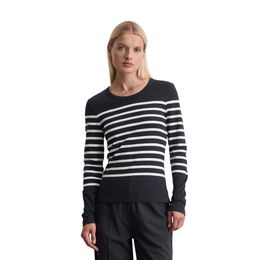 Marc O'Polo MARC O'POLO Damen Langarmshirt "aus reiner Bio-Baumwolle", bunt, Basic, Gr. XXS, gestreift, Obermaterial: 100% Baumwolle, Shirts