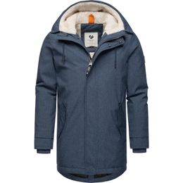 Ragwear Herren Kurzmantel "Mr Smithem YOUMODO", blau, Gr. M, Obermaterial: 100% Polyester; Innenfutter: 100% Polyester; Wattierung: 100% Polyester,