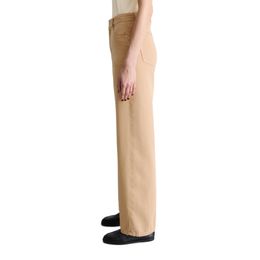 Marc O'Polo Damen Weite Jeans "aus Organic Cotton-Lyocell-Modal-Mix", beige, Gr. 32, MARC O'POLO DENIM, unifarben, Obermaterial: 67% Baumwolle, 33% Lyocell, Jeans