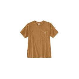 Carhartt Herren T-Shirt "Dyed", braun, Gr. L, Obermaterial: 100% Baumwolle CO., Shirts