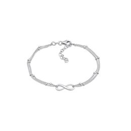 Elli Damen Armband "Infinity Symbol Love Unendlichkeit 925 Silber", 16cm, ohne Stein, Silber 925 (Sterlingsilber), silber, Silber 925