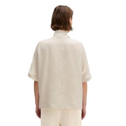 Marc O'Polo MARC O'POLO Damen Schluppenbluse, beige, Gr. 34, Web, Obermaterial: 83% Viskose, 17% Polyamid, Blusen, Crinkle, regular aus Viskose-Mix