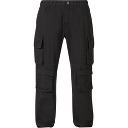 2Y STUDIOS Damen Cargohose "2Y Studios 2Y Kiran 4-Pocket Cargo Pants"schwarz, Gr. 32, unifarben, 100% Baumwolle, Hosen