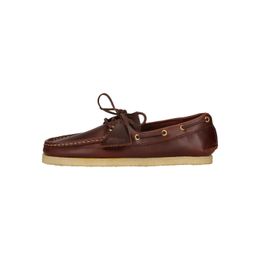 Clarks Herren Bootsschuh "Godney Boat", Gr. 46braun, Leder, Schuhe, mit flexibler Krepp-Sohle