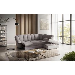 Ecksofa COTTA, B:260cm H:88cm T:104cmdunkelgrau, 100% POLYESTER (PES), Wohnzimmer, Sofas, "Mado Ecksofa"
