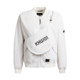 Khujo Damen Blouson "FACEE WITH BAG", wei&szlig;, Gr. S, unifarben, Web, 100% Nylon, Jacken