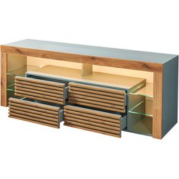 TV-Schrank Stolkom, B:179cm H:67cm T:44cmsalbei, evoke, Holzwerkstoff, Wohnzimmer, Schr&auml;nke, "Goal TV Lowboard, B/H/T 179x67x 44 cm", %RESET$