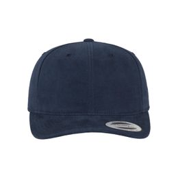 Flexfit Snapback Cap "Flexfit Unisex Brushed Cotton Twill Mid-Profile"navy, unifarben, 100% Baumwolle, Caps