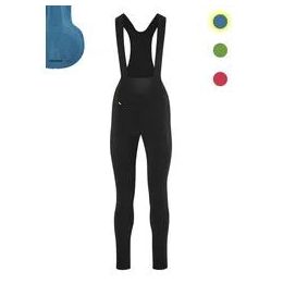Fahrradhose Gonso "SITIVO TI BIB W", Damen, Gr. 42, Normalgr&ouml;&szlig;en, blau, 57% Polyamid, 28% Polyester, 15% Elasthan, Hosen Fahrradhose, Damen Radhose, Radlerhose mit speziellem Sitzpolster, Tight Fit
