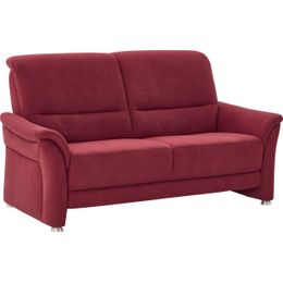 2-Sitzer DIE PLANBAR "PP-PF23182", rot (wine), B:146cm H:96cm T:93cm, 100% Polyester, Sofas, Federkernpolsterung, frei im Raum stellbar