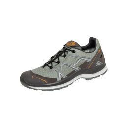 HAIX Herren Wanderschuh "Black Eagle Adventure 46055 GTX low", Gr. 7,5, grau, Obermaterial: 50% sonstige Fasern AF. 50% Textilmaterial TEXMAT., Schuhe