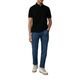 s.Oliver Herren Poloshirt, schwarz, Gr. S, unifarben, Piqu&eacute;, Obermaterial: 95% Baumwolle, 5% Elasthan, Shirts, mit Kontrast-Details