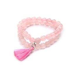 Collezione Alessandro Armband 'Peppa' Damen Gr&ouml;&szlig;e 20 cm hellpink