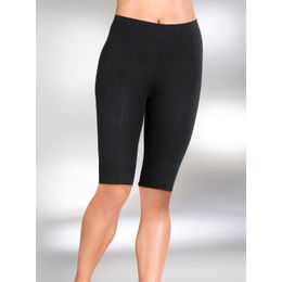 w&auml;schepur w&auml;schepur Damen Lange Unterhose in Capri-Form, schwarz + anthrazit, Gr&ouml;&szlig;e 50
