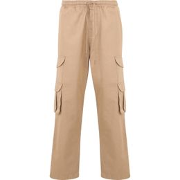 DEF Herren Cargohose "DEF DEF Pure Cargopants"braun, Gr. L, unifarben, 100% Baumwolle, Hosen