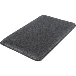Badematte Kleine Wolke, H:30mm, grau, Polyacryl, Badematten, "RELAX, Badvorleger, Badezimmer Teppich", Badteppich, meliert, rechteckig, rund & als