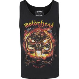 Brandit Herren Tanktop "Brandit Herren Mot&ouml;rhead MenTank Top Overkill"schwarz, Gr. 6XL, bedruckt, 100% Baumwolle, Tops