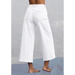 Lascana Damen 7/8-Jeans, wei&szlig;, Gr&ouml;&szlig;e 40