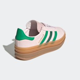 M&auml;dchen Plateausneaker "GAZELLE BOLD", adidas originals, Gr. 38, gr&uuml;n, Leder, Synthetik, Schuhe, f&uuml;r Kinder & Jugendliche