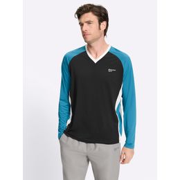 Catamaran Sports Herren Funktionsshirt, schwarz-topas, Gr&ouml;&szlig;e 48/50
