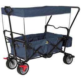 Pinolino Kinder Bollerwagen "Paxi dlx Comfort", blau, Kunststoff, Metall, Bollerwagen