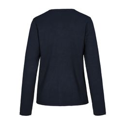 Clarina Damen Strickjacke "WALTER", blau, Gr. 40, unifarben, Obermaterial: 70% Viskose, 30% Polyamid., Strickjacken, Viskose-Polyamid Mischung