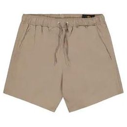 Shorts Alpha Industries "Hydrochromic AOP Swimshort", Herren, Gr. XXL, Normalgr&ouml;&szlig;en, gr&uuml;n (olive), Obermaterial: 100% Polyester, Futter: 100% Polyester, Hosen Shorts