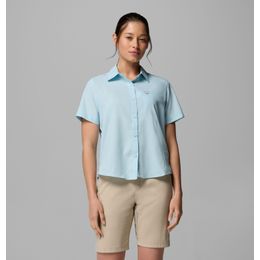 Columbia Damen Funktionsblusemarine light, Gr. M, Obermaterial: 100% Polyester, Blusen, f&uuml;r Wandern und sportliche Aktivit&auml;ten, sportlicher Stil