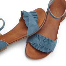 Lascana Damen Sandale, jeansblau, Gr&ouml;&szlig;e 41