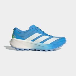 adidas terrex Damen Trailrunningschuh "AGRAVIC 4 TRAIL RUNNING", Gr. 39blau burst, sanftes wei&szlig;, lime burst, Synthetik, Textil, Schuhe