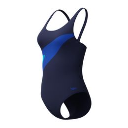 Badeanzug Speedo Gr. 38, blau (nvy, blu), Badeanz&uuml;ge, Damen, 38, N-Gr, Obermaterial: 100% Polyester, Badeanzug