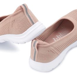 Lascana Damen Sneaker Ballerinas, ros&eacute;, Gr&ouml;&szlig;e 43