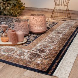 Teppich Kayoom, B:140cm H:8mm L:200cm, braun, Modal, Wohnzimmer, Teppiche, "Babil 310", Kurzflor, Orient, Modernes Muster, Deko,