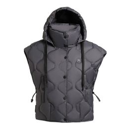 Khujo Damen Steppweste "NINGA"slate grau, Gr. S, leicht gl&auml;nzend, Web, 100% Nylon, Westen