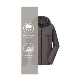 Killtec Jungen Funktionsjacke "KOS 125 BYS JCKT", grau, Gr. 152, Obermaterial: 100% Polyester.Futter: 100% Polyester, Jacken, Wind- und wasserdicht,