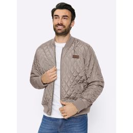 Marco Donati Herren Steppjacke mit Rautensteppung, sesam, Gr&ouml;&szlig;e 56