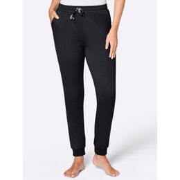 feel good Damen Dehnbund-Hose, schwarz, Gr&ouml;&szlig;e 40/42