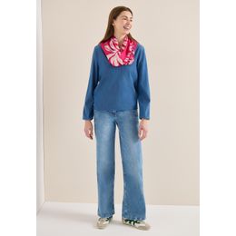 Cecil Damen Loop, pink, bedruckt, Stoff, 100% Modal, Modet&uuml;cher, aus Modal