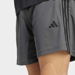 Shorts adidas Performance "WE BAS 3SPQ SH", Herren, Gr. L, N-Gr, grefiv, schwarz, Obermaterial: 100% Polyester, Hosen Shorts