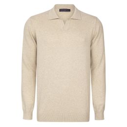 FELIX HARDY Herren Polokragenpullover "JOAO"beige, Gr. XXL, 100% Baumwolle, Pullover