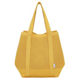 Herren Henkeltasche "Meshy Shopper", Fritzi aus Preussengelb, Kunstfaser, unifarben, Taschen, mit variierbarer Form