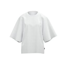TRIGEMA Damen T-Shirt "TRIGEMA Oversized T-Shirt mit weiten &Auml;rmeln"wei&szlig;, Basic, Gr. S, Single Jersey, 100% Baumwolle, Shirts