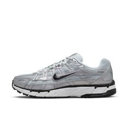 Nike Sportswear Damen Sneaker "WMNS P-6000", Gr. 42,5, silber, Textil, Schuhe