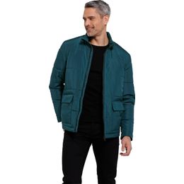 Herren Steppjacke mit Stehkragen petrol, Gr&ouml;&szlig;e 48