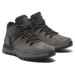 Schn&uuml;rboots Timberland "SPRINT TREKKER MID LACE UP WATERPROOF SNEAKER", Herren, Gr. 42, grau (medium grau nubuck), Leder, Synthetik, Schuhe Schn&uuml;rboots, Winterstiefel, Schn&uuml;rstiefel, Winterschuhe, wasserdicht