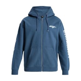 Quiksilver Herren Hoodie "Old English"orion blau, Gr. S, Obermaterial: 50% Walkfrottier, 30% Walkfrottier, 20% Microfaser;, Sweatshirts