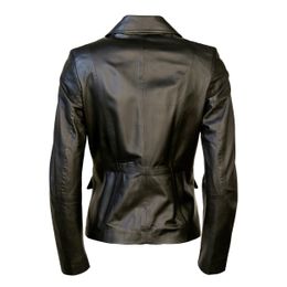 JCC Damen Lederjacke "Triesta", schwarz, Gr. 34, Oberstoff: 100% Lammnappa. Futter: 100% Polyester, Jacken
