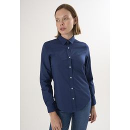 FELIX HARDY Damen Langarmbluse "Langarm-Shirt"dunkelblau, Gr. L, 97% Baumwolle, 3% Elasthan, Blusen