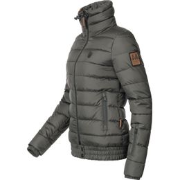 Marikoo Damen Steppjacke "Poison", grau, Gr. XL, clean, Oberstoff: 100% Polyester. Futter: 100% Polyester. Wattierung: 100% Polyester. &Auml;rmelfutter: