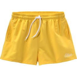 s.Oliver Herren Badeshorts, gelb, Gr&ouml;&szlig;e XL (54/56)
